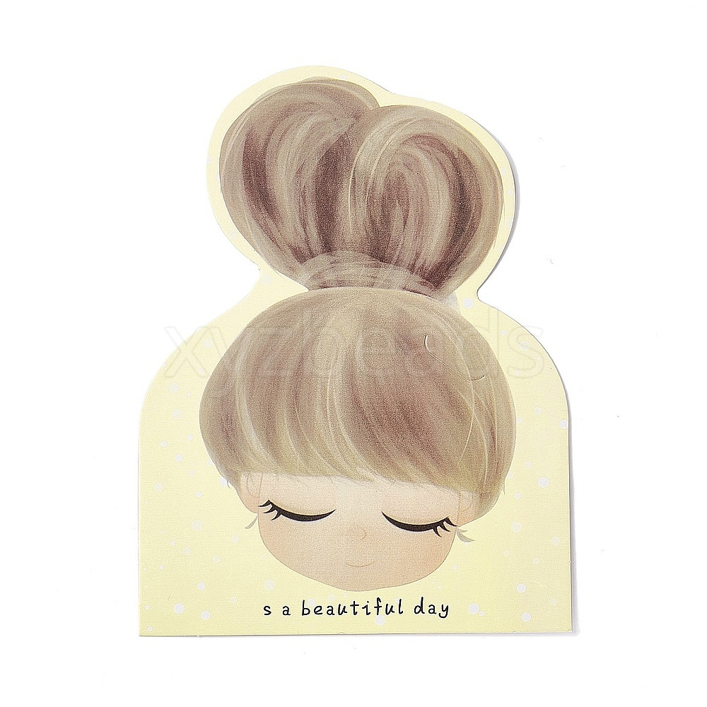Wholesale 100Pcs Cute Paper Hair Ties Display Cards - xyzbeads.com