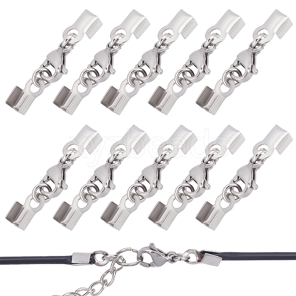Wholesale Unicraftale 30 Sets 304 Stainless Steel Lobster Claw Clasps ...