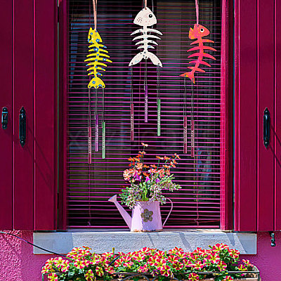 Wholesale DIY Fishbone Wood Wind Chime Making Kit - xyzbeads.com